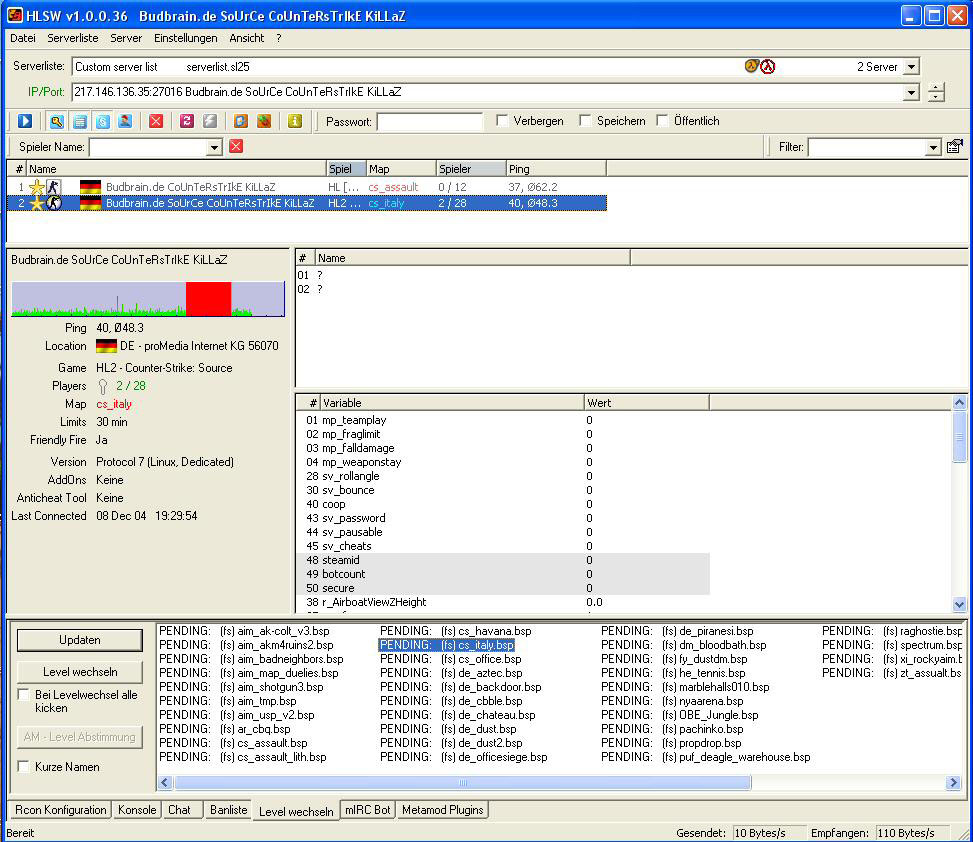 Budbrain Counterstrike Source HLSW Einrichten HOWTO...